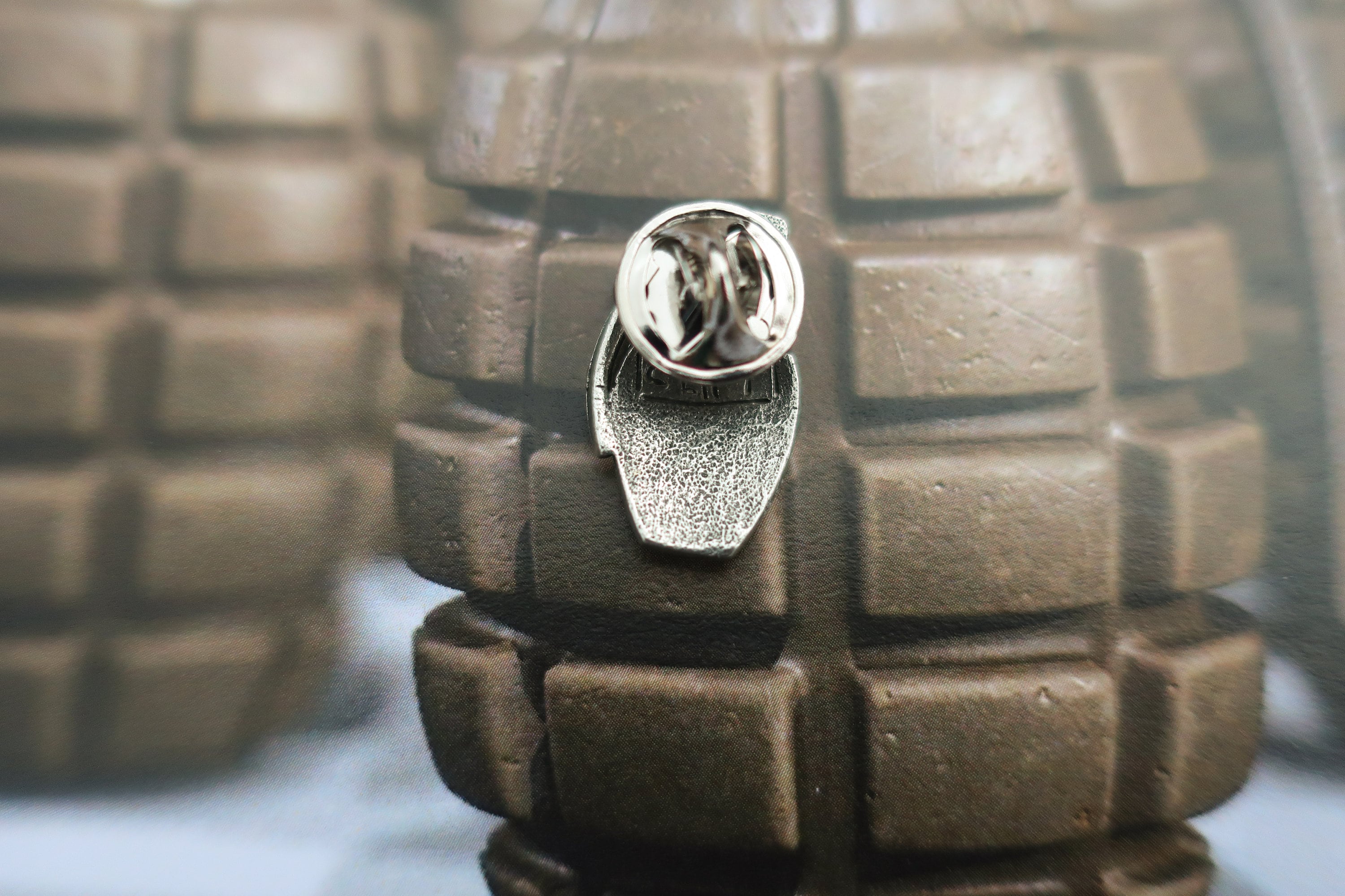Grenade Pewter Lapel Pin CC660 Explosives Weapons Bombs - Etsy