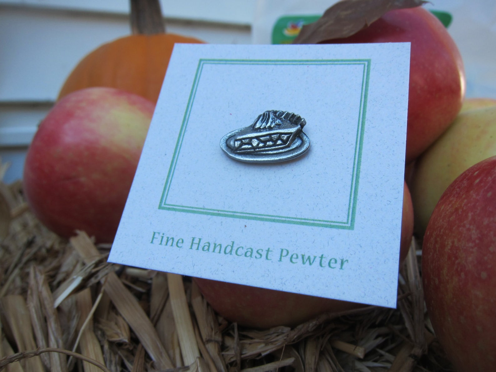 Piece of Pie Lapel Pin CC549 Pie Pins Baking Gifts Apple | Etsy