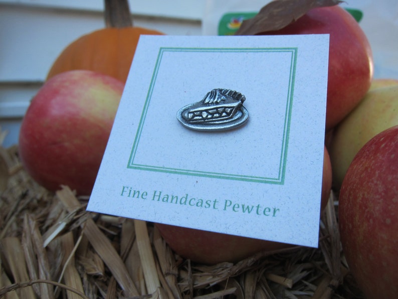 Piece of Pie Lapel Pin- CC549- Pie Pins- Baking Gifts- Apple Pie - Etsy