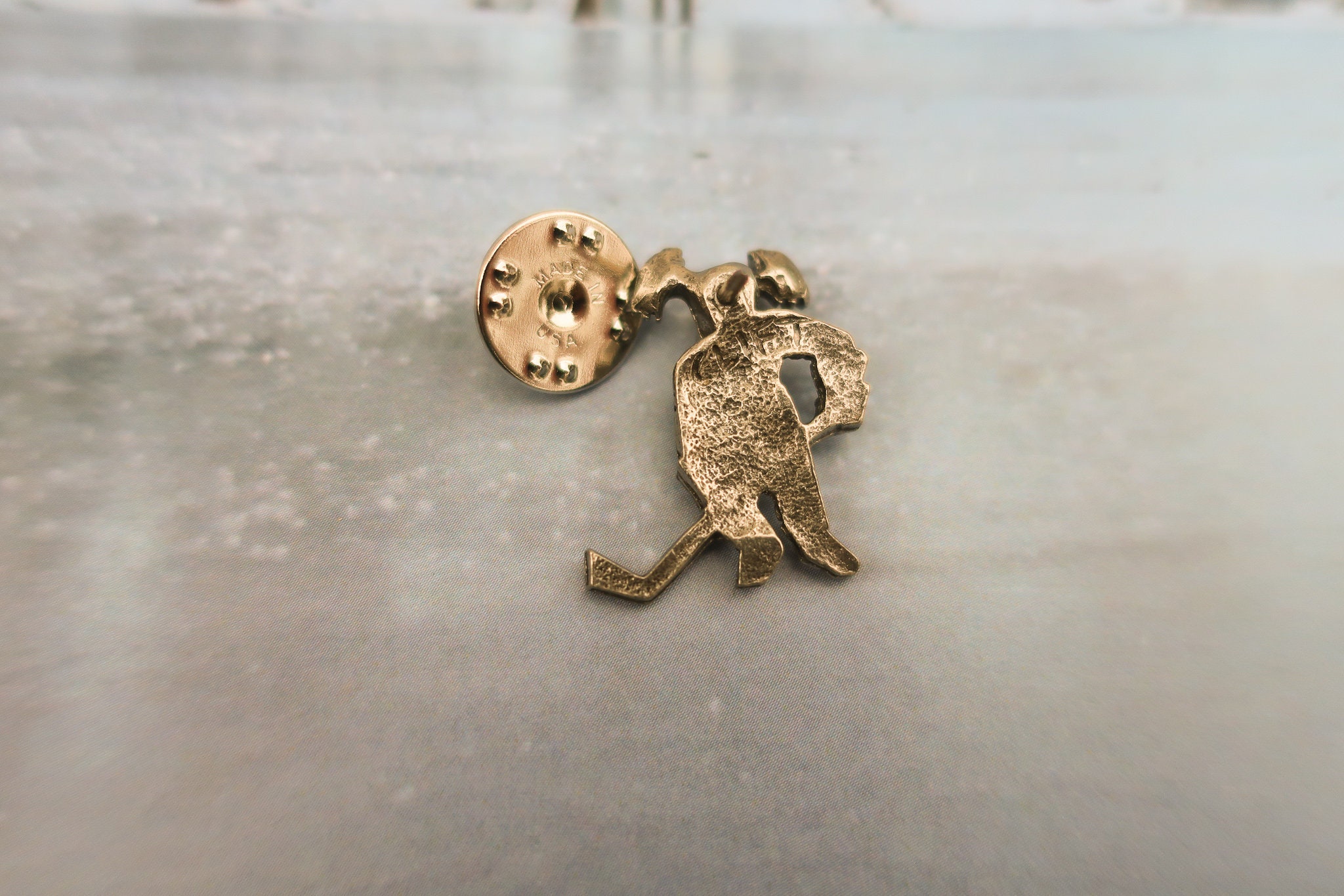 Hockey Moose Lapel Pin- CC380- Hockey and Sporting Pins - Etsy