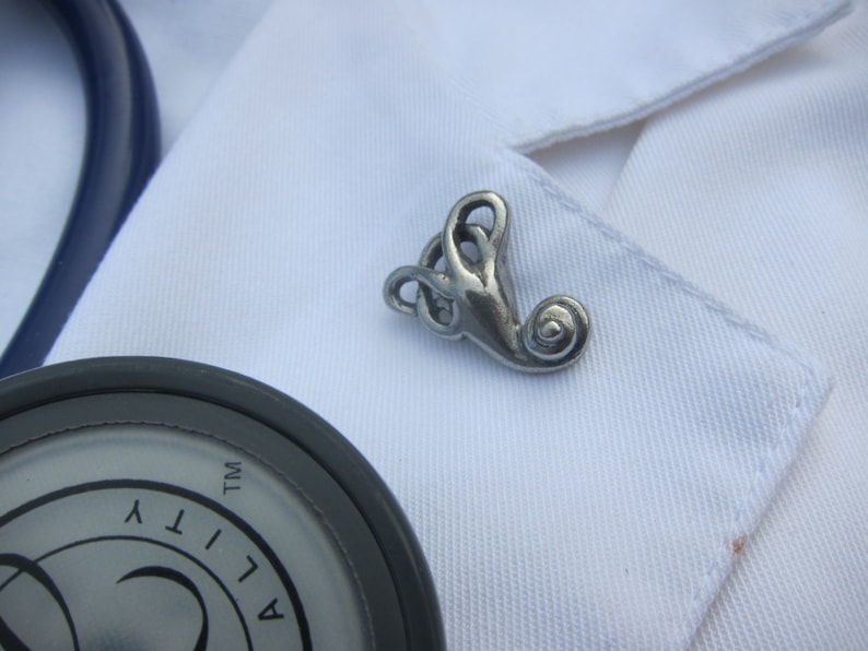 Vestibular System Lapel Pin- CC612- Inner Ear- Medical and Anatomy ...
