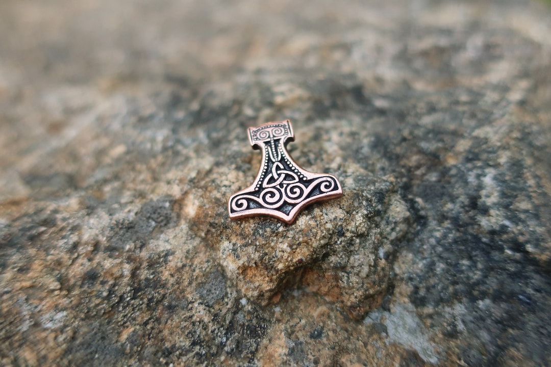 Viking Thors Hammer Copper Lapel Pin- CC695C- Celtic, Viking, and Thor ...
