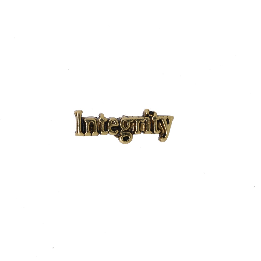 Integrity Gold Lapel Pin - CC404G- Employee and Student Recognition ...