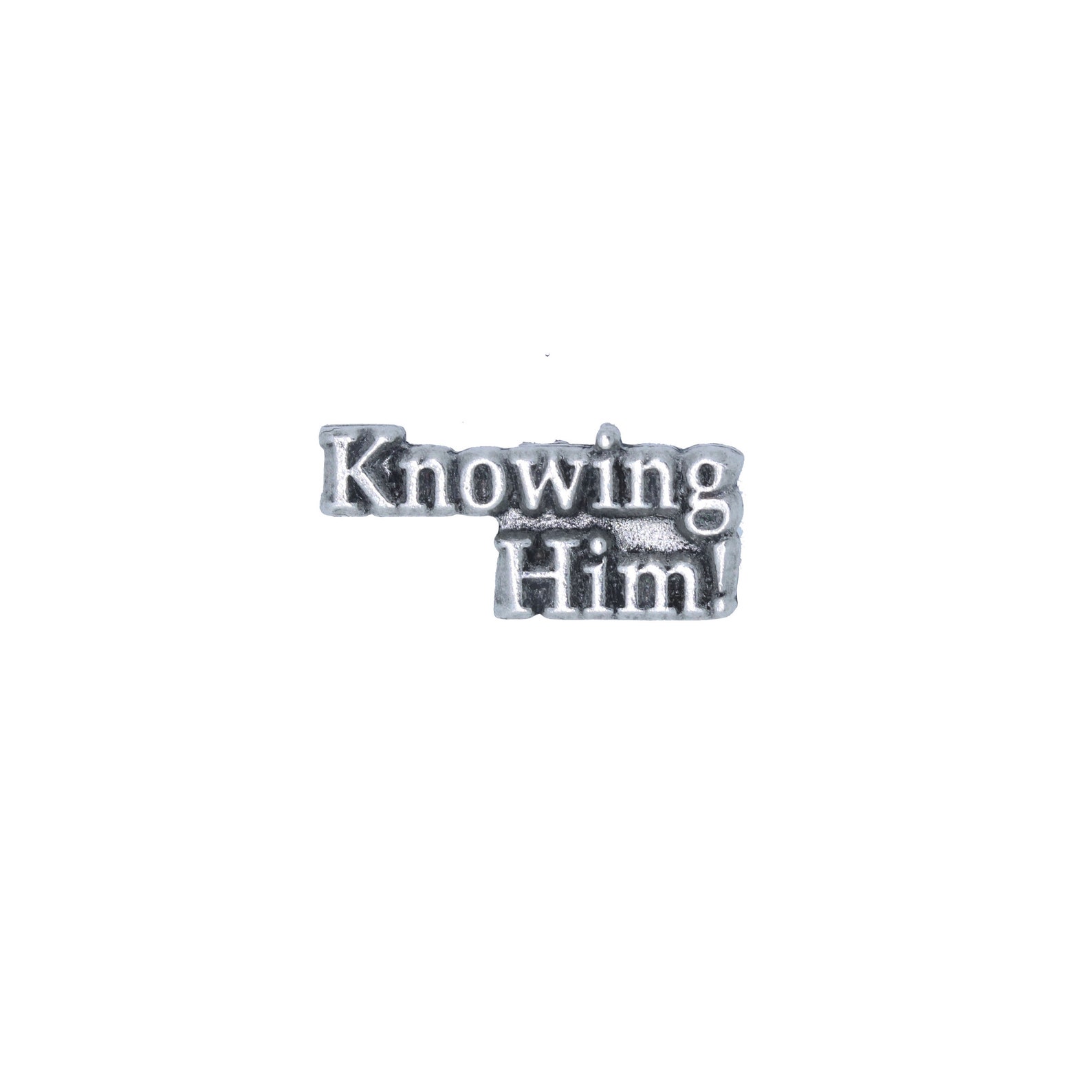 Knowing Him Lapel Pin- CC505- Knowing Him, Religion and Religious Pins ...