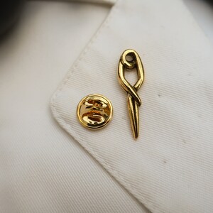 Aneurysm Clip Gold Dipped Pewter Lapel Pin- CC655G- Surgery, Brain ...