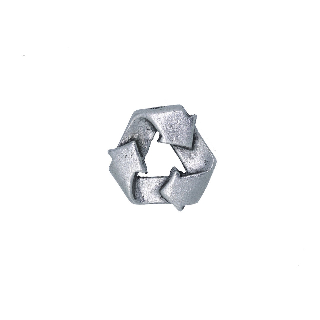 Recycle Pewter Lapel Pin- CC644- Recycle, Environment, 3 R's, Reduce ...