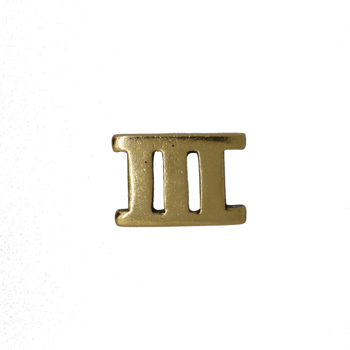Roman Numeral III Gold Dipped Pewter Lapel Pin Cc609g-roman - Etsy
