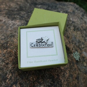 Celebration Lapel Pin- CC616- Celebration, Celebrate, Party Pins - Etsy