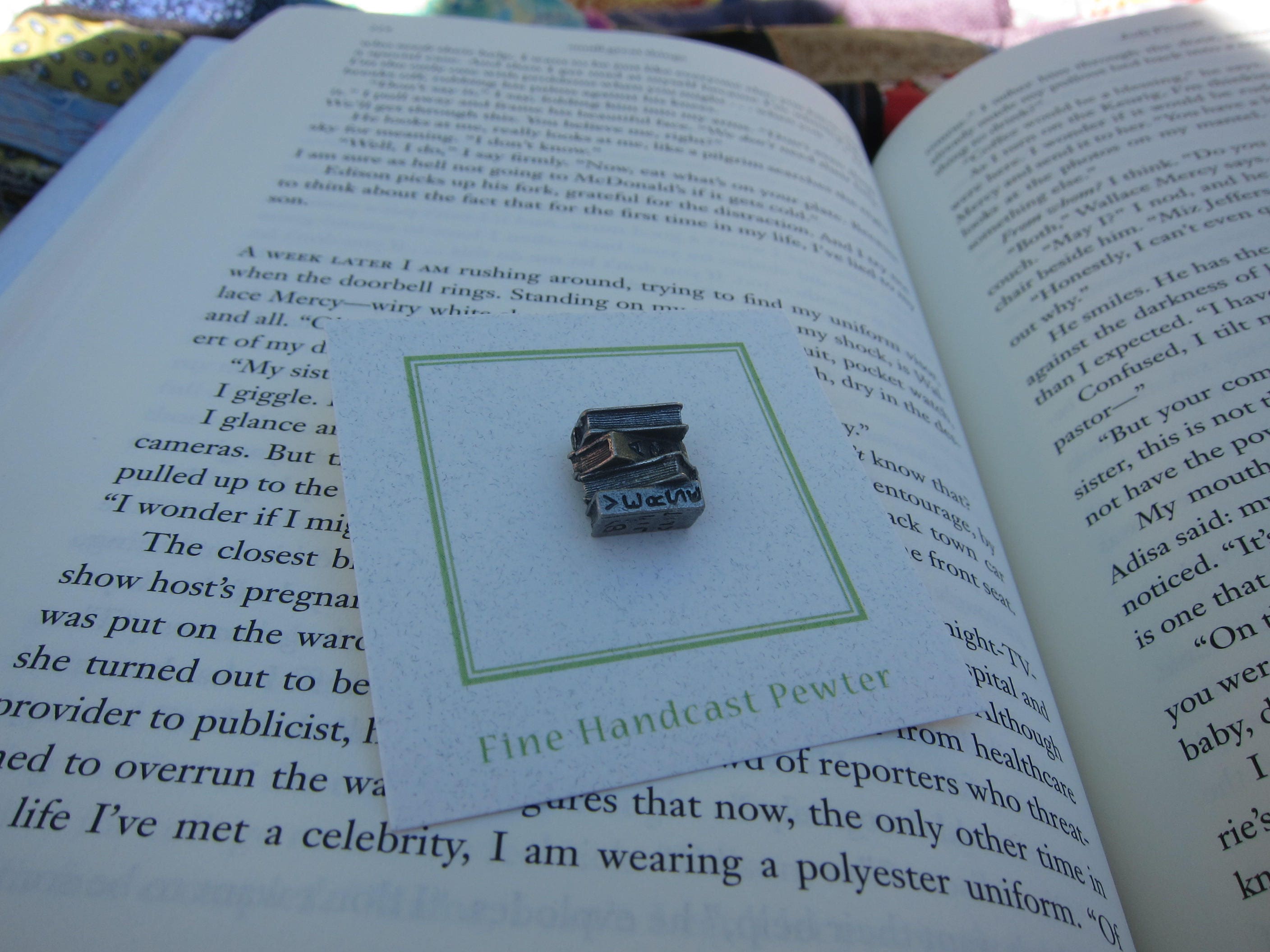 Stack of Books Lapel Pin CC444 Reading Literature and | Etsy