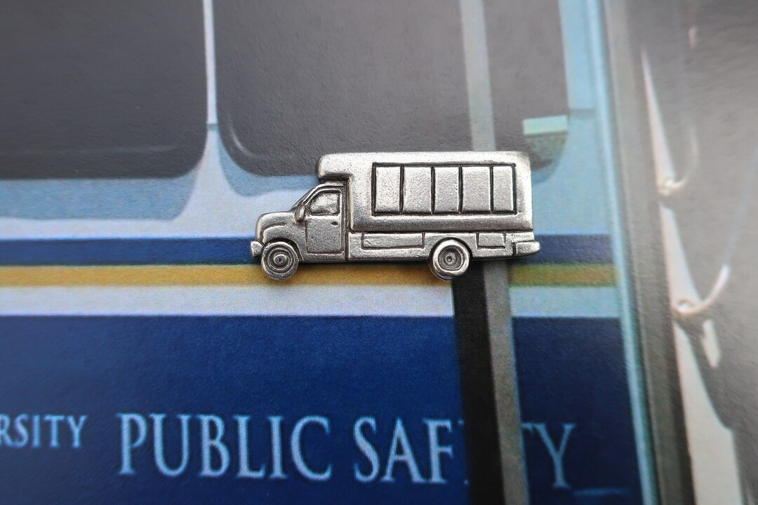 Shuttle Bus Pewter Lapel Pin- CC654- Shuttle, Transportation, Bus, and ...