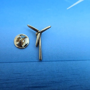 Wind Energy Gold Dipped Pewter Lapel Pin- CC456G- Wind Energy, Wind ...