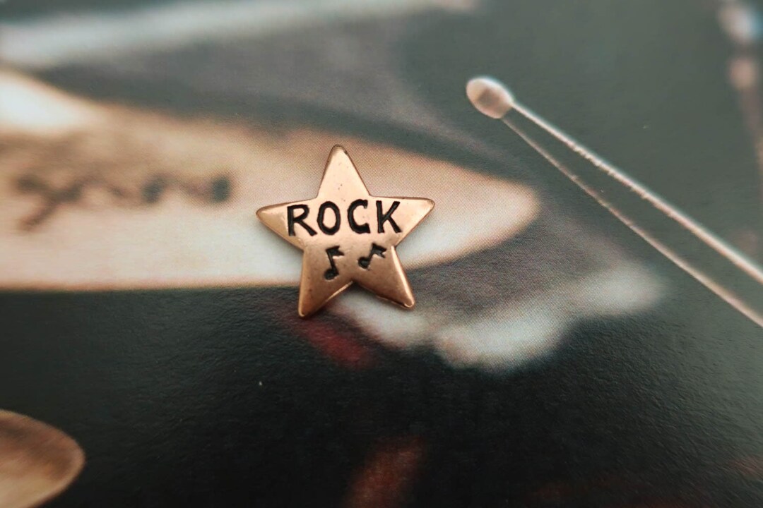 Rockstar Copper Lapel Pin- CC585C- Inspirational Lapel Pins- Music ...