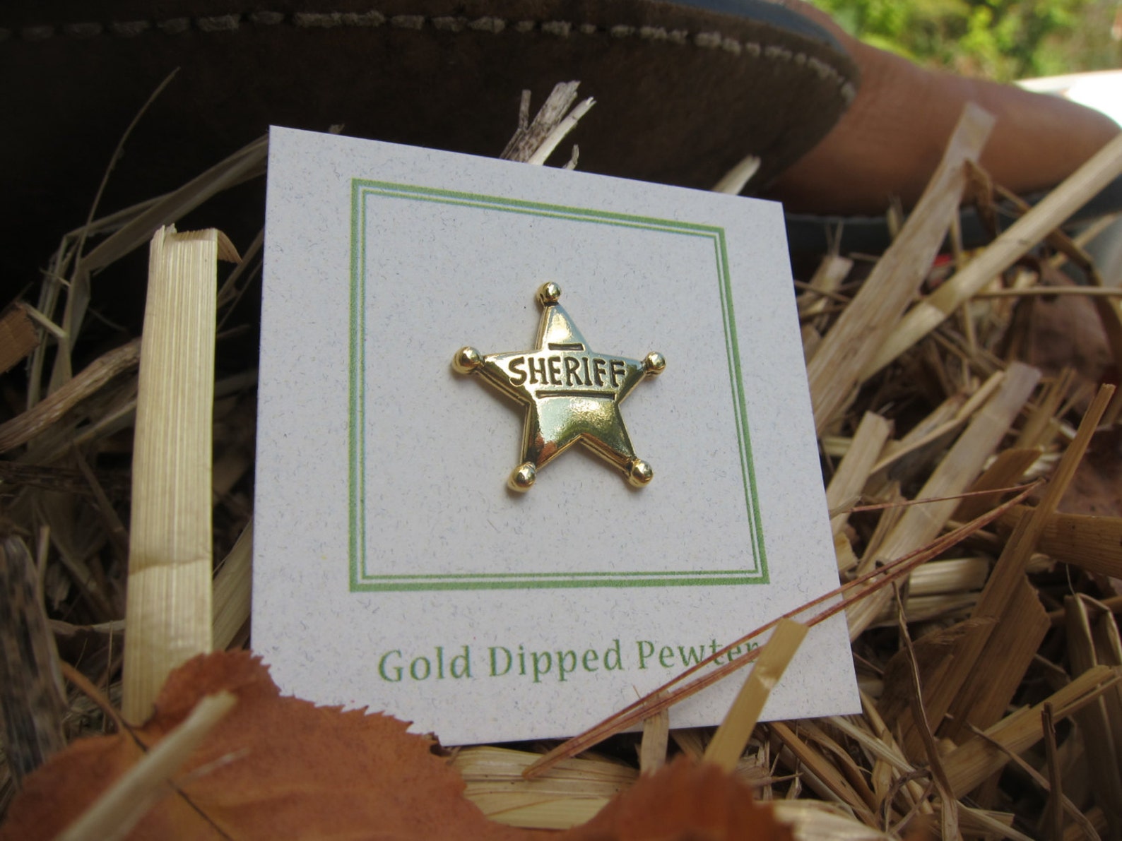 Gold Sheriff Star Lapel Pin-cc556g- Sheriff, Police, and Costume Pins ...