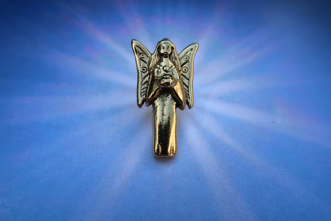 Gold Angel Lapel Pin-n CC330G- Angel, Angelic, Memorial, and Religious ...