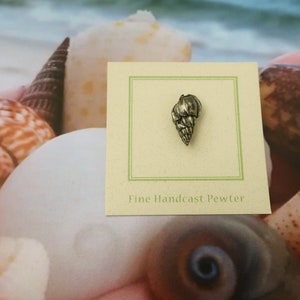 Seashell Lapel Pin - CC344- Sea, Ocean, Beach, Shells, Seaside, and ...