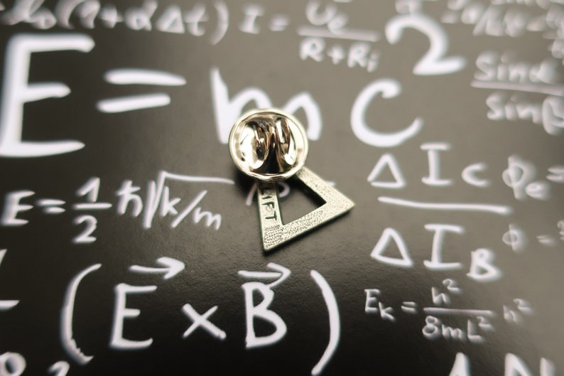 Delta Pewter Lapel Pin- CC595- Mathematics, Math Teacher, Greek Letters ...