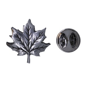 Maple Leaf Pewter Lapel Pin- CC698- Maple Tree, Maples, Canada, and ...