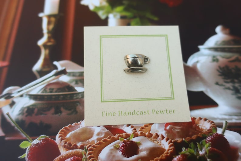 Teacup Lapel Pin CC147 Tea and Coffee Pins | Etsy