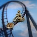 Gold Rollercoaster Lapel Pin-cc501g Roller Coaster - Etsy