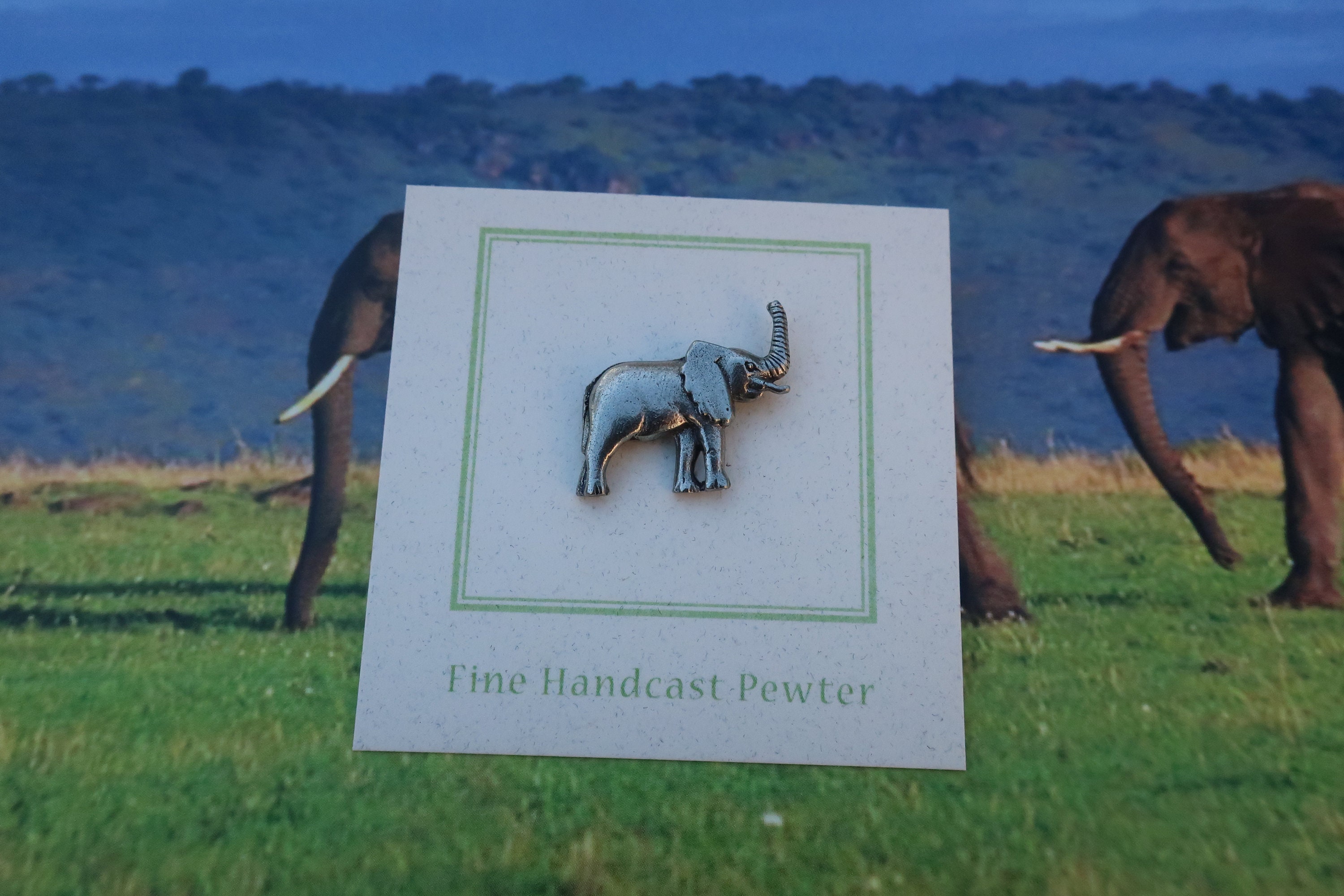 Elephant Lapel Pin CC248 Elephant Savannah Asia and - Etsy