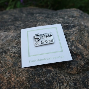 5 Years of Service Lapel Pins- CC608- Employee and Volunteer ...