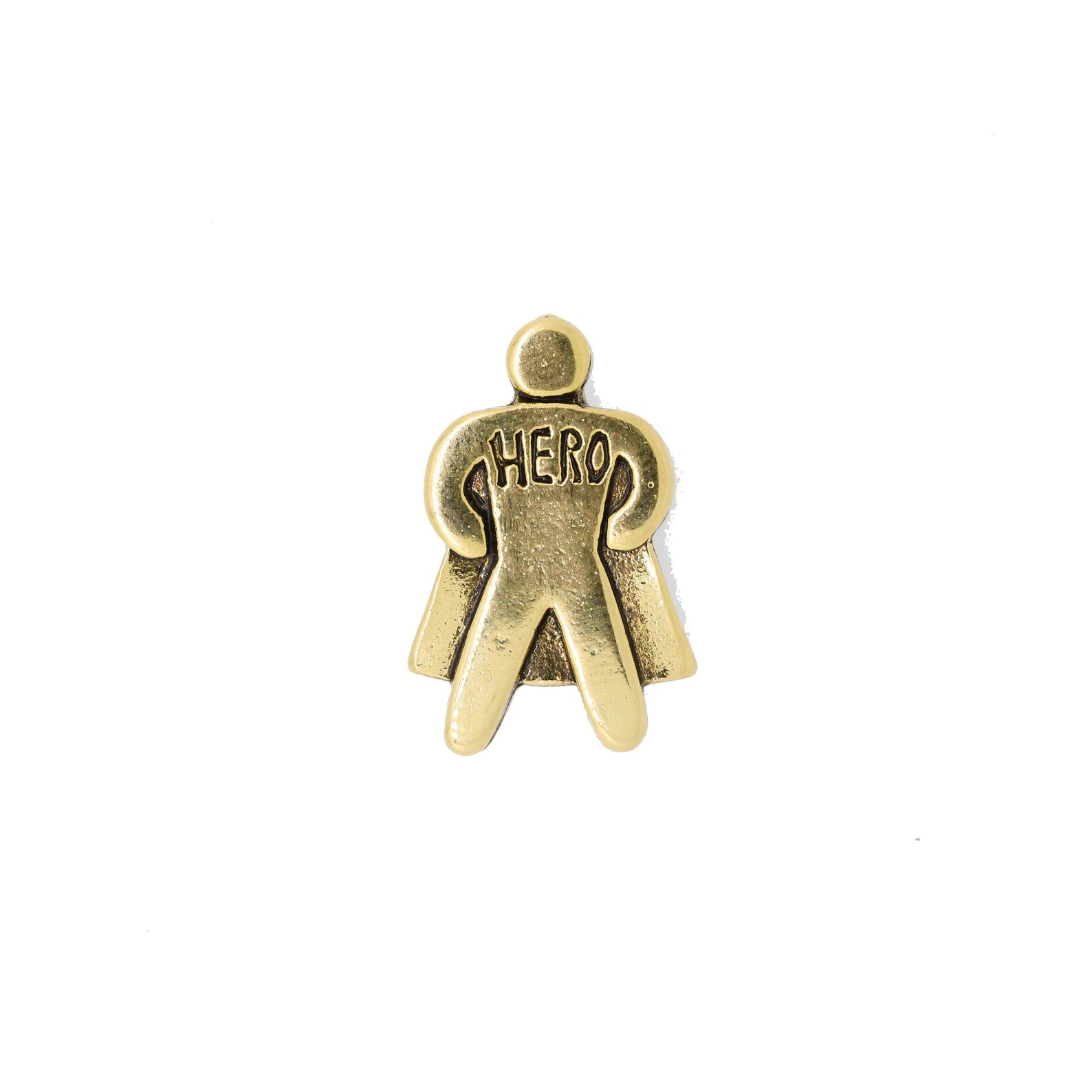 Superhero Gold Dipped Pewter Lapel Pin- CC669G- Recognition and ...