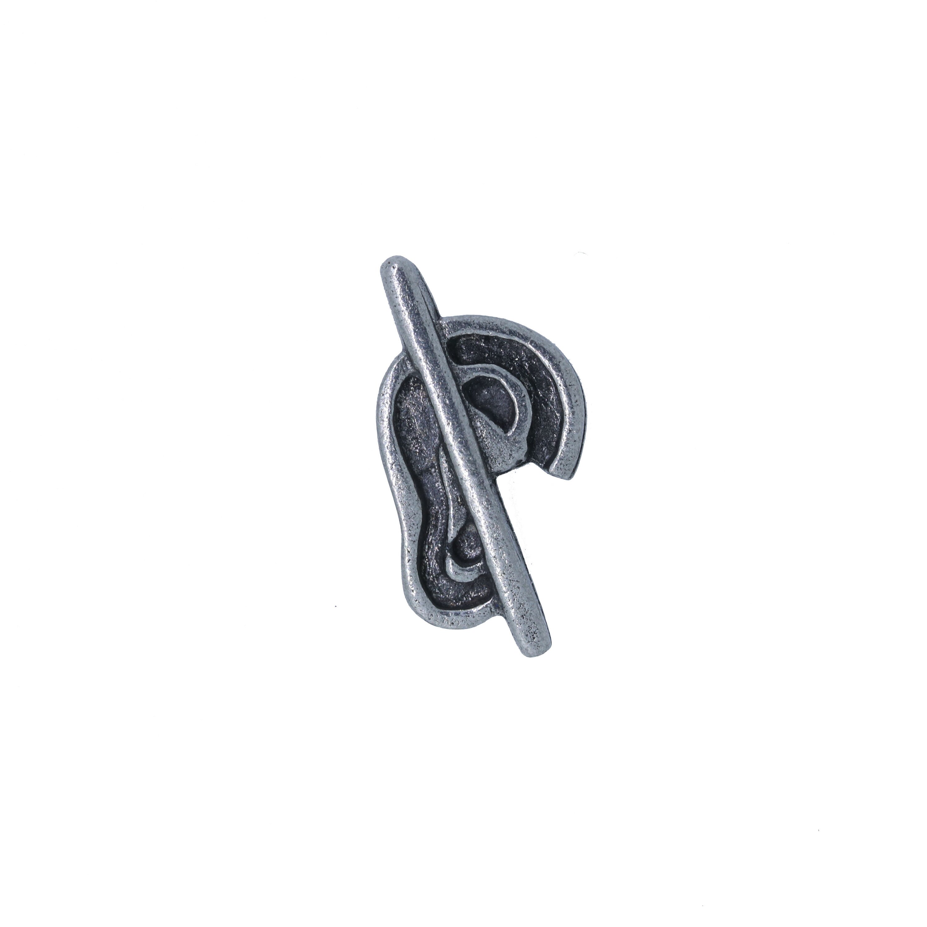 Hard of Hearing Pewter Lapel Pin- Deaf, Hearing, Hearing Loss, and ...