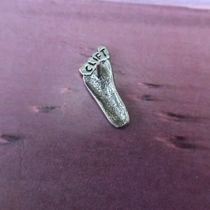 Foot Pewter Lapel Pin- CC468- Foot, Orthopedic, Footprint, and Walk a ...