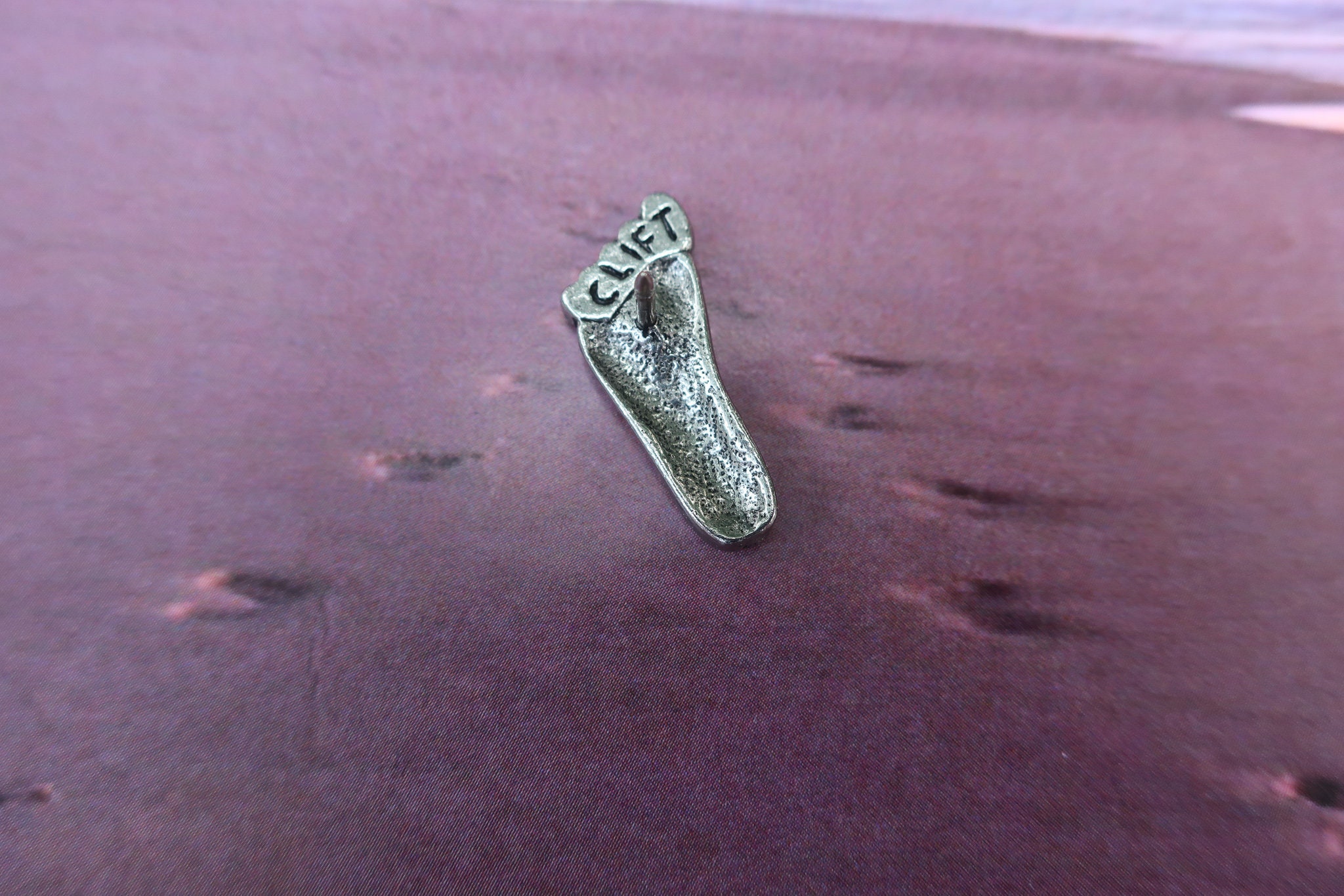 Foot Pewter Lapel Pin CC468 Foot Orthopedic Footprint and - Etsy