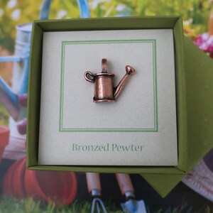 Watering Can Copper Dipped Pewter Lapel Pin- CC161C- Watering Can ...