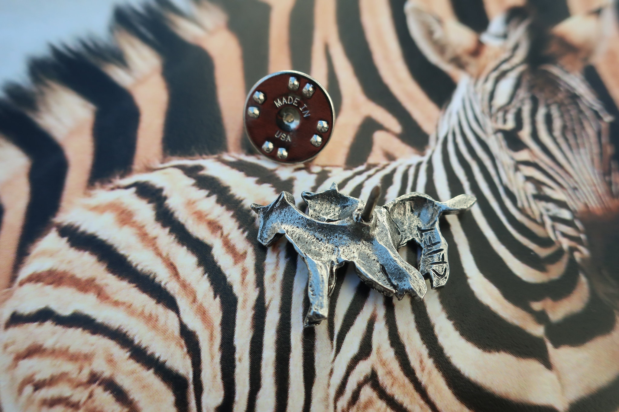 Zebra Lapel Pin- CC283- Zebra, Wildlife, and Zoo Animals - Etsy