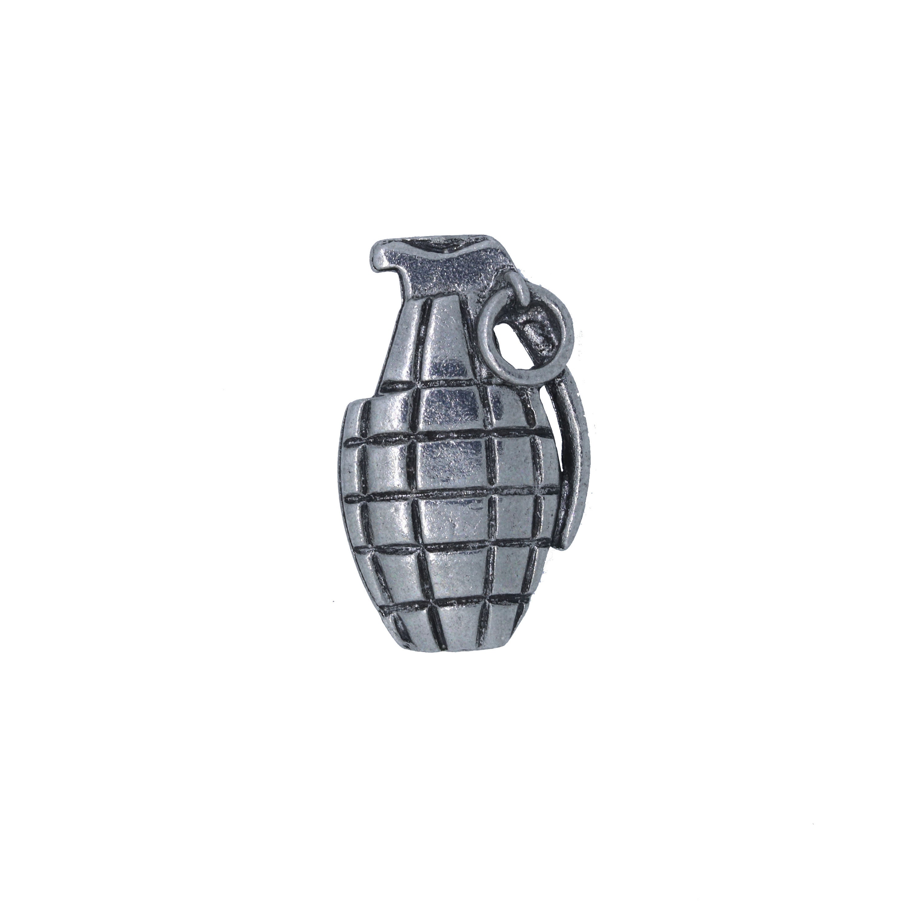 Grenade Pewter Lapel Pin- CC660- Explosives, Weapons, Bombs, War, WWI ...
