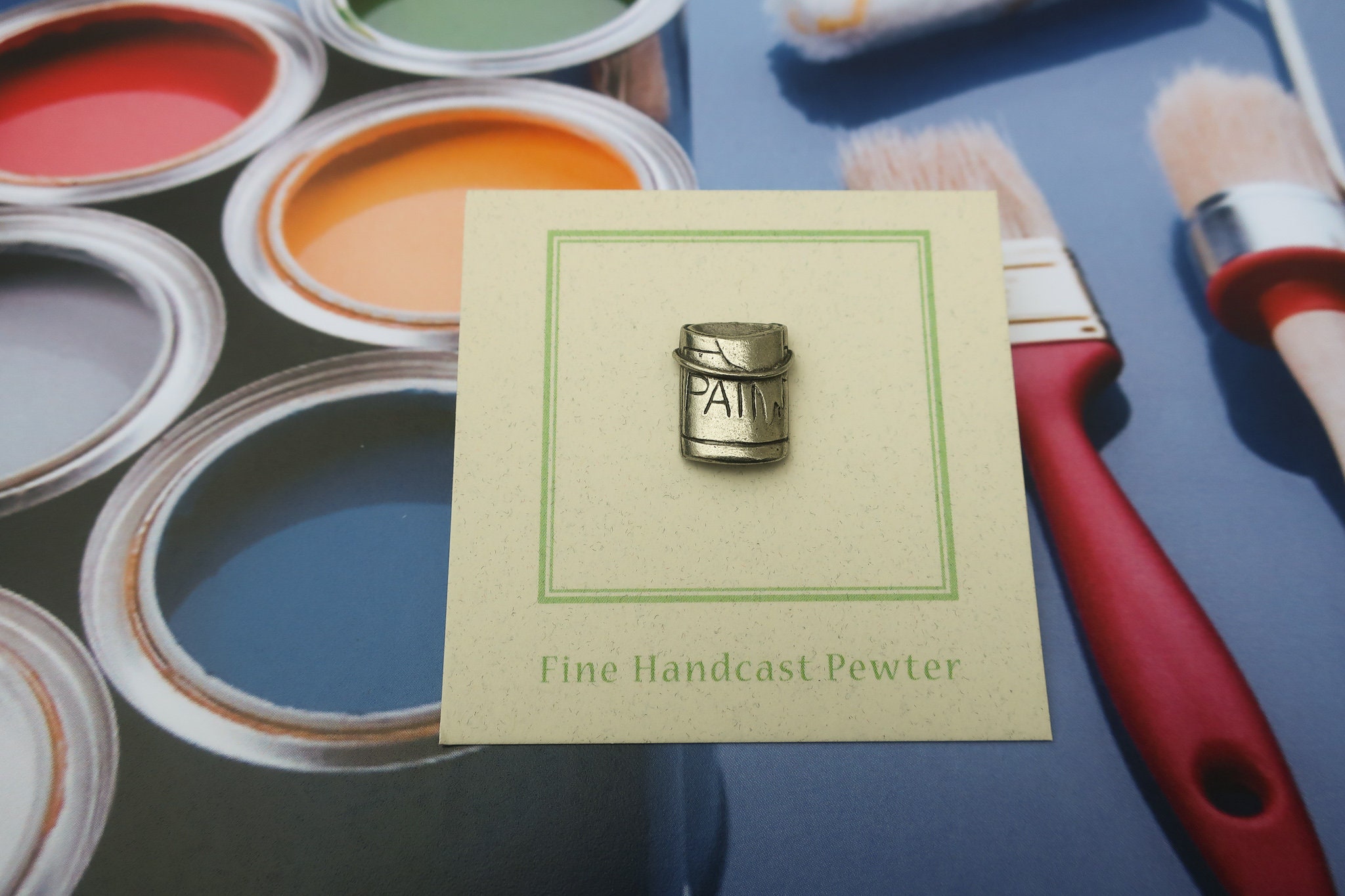 Paint Can Lapel Pin CC174 Paint Painter Construction - Etsy