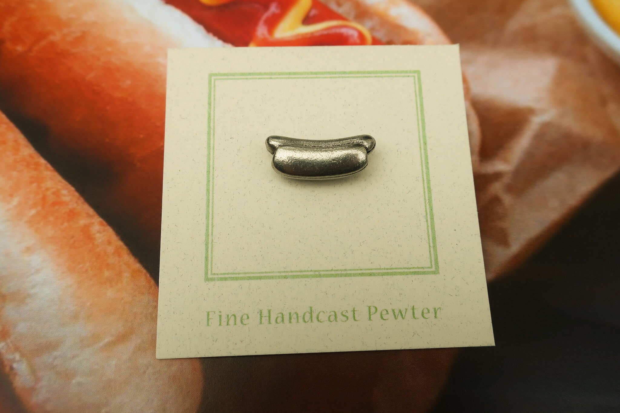 Hot Dog Lapel Pin CC374 Hot Dog Refreshments and Food - Etsy