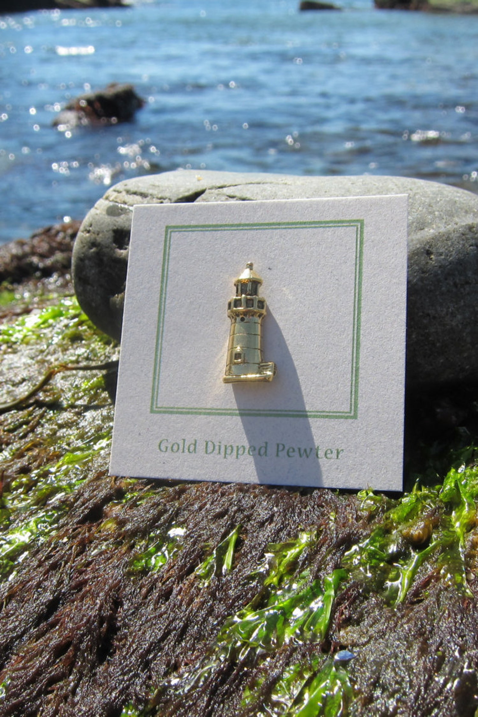 Gold Lighthouse Lapel Pin-cc284g Nautical Navigation | Etsy