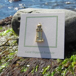 Gold Lighthouse Lapel Pin-cc284g- Nautical, Navigation, Lighthouse, and ...