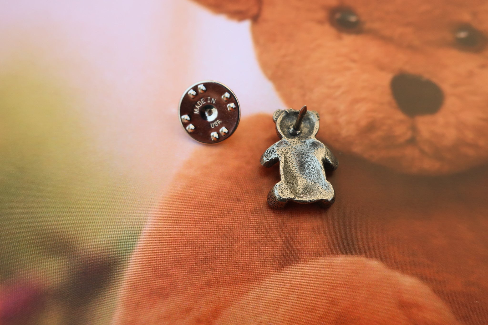 Teddy Bear Lapel Pin CC104 Teddy Bear Teddy Stuffed - Etsy