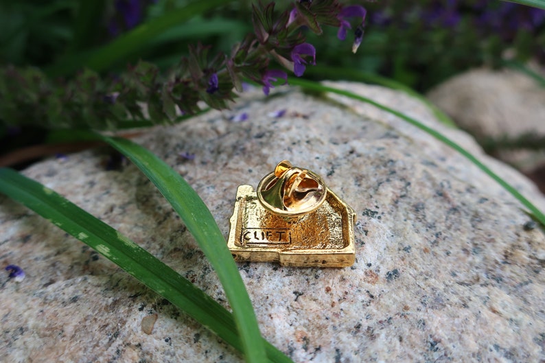 Gold House Lapel Pin CC613G House Home Realty and House | Etsy