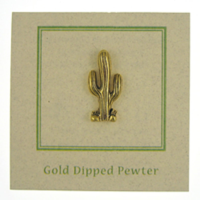 Gold Cactus Lapel Pin-cc488g Arizona Desert and Cactus Pins - Etsy