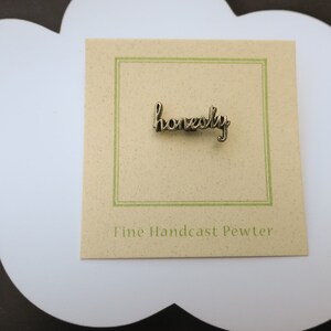 Honesty Lapel Pin- CC396- Trustworthy, Integrity, Employee Recognition ...