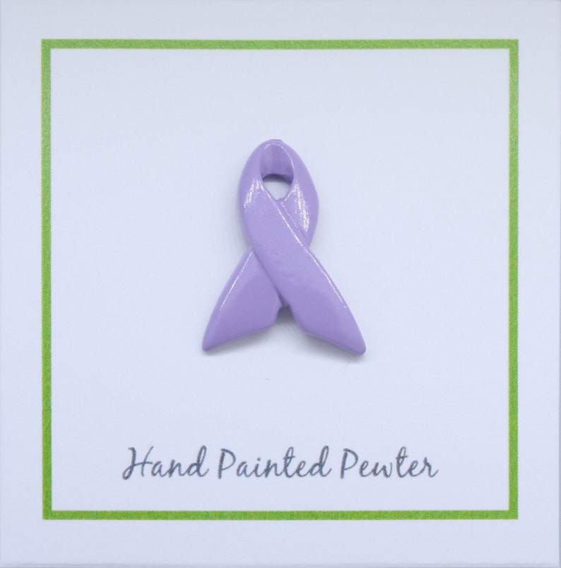 Lavender Ribbon Pin- Raise Awareness for Epilepsy, Foster Care, and ...