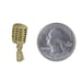 Gold Microphone Lapel Pin-cc529g Mic, Broadcast, and Sound Wave Pins ...