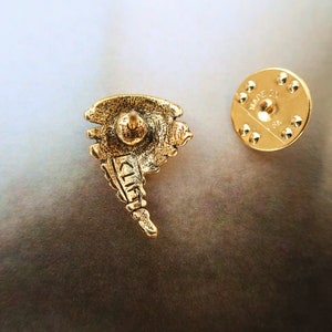 Tornado Gold Dipped Pewter Lapel Pin- CC586G- Tornado, Storm, Storm ...