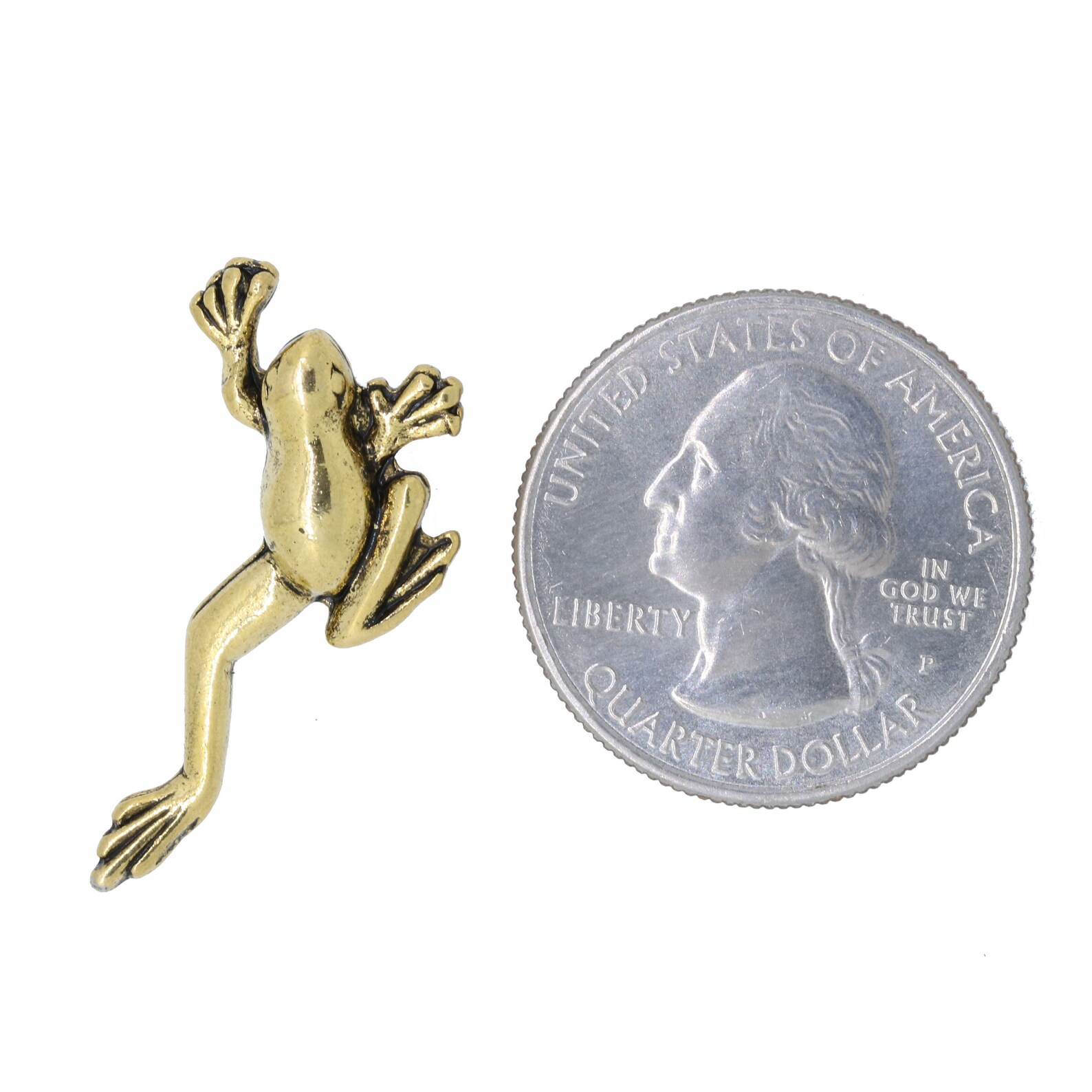 Gold Frog Lapel Pin-cc169g Frog Gifts Amphibeans | Etsy
