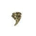 Tornado Gold Dipped Pewter Lapel Pin CC586G Tornado, Storm, Storm ...