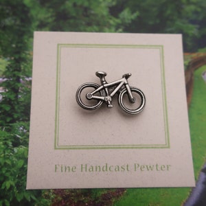 Bicycle Lapel Pin - CC428- Bike, Byclist, Cycle, Pedal Bike, Recreation ...