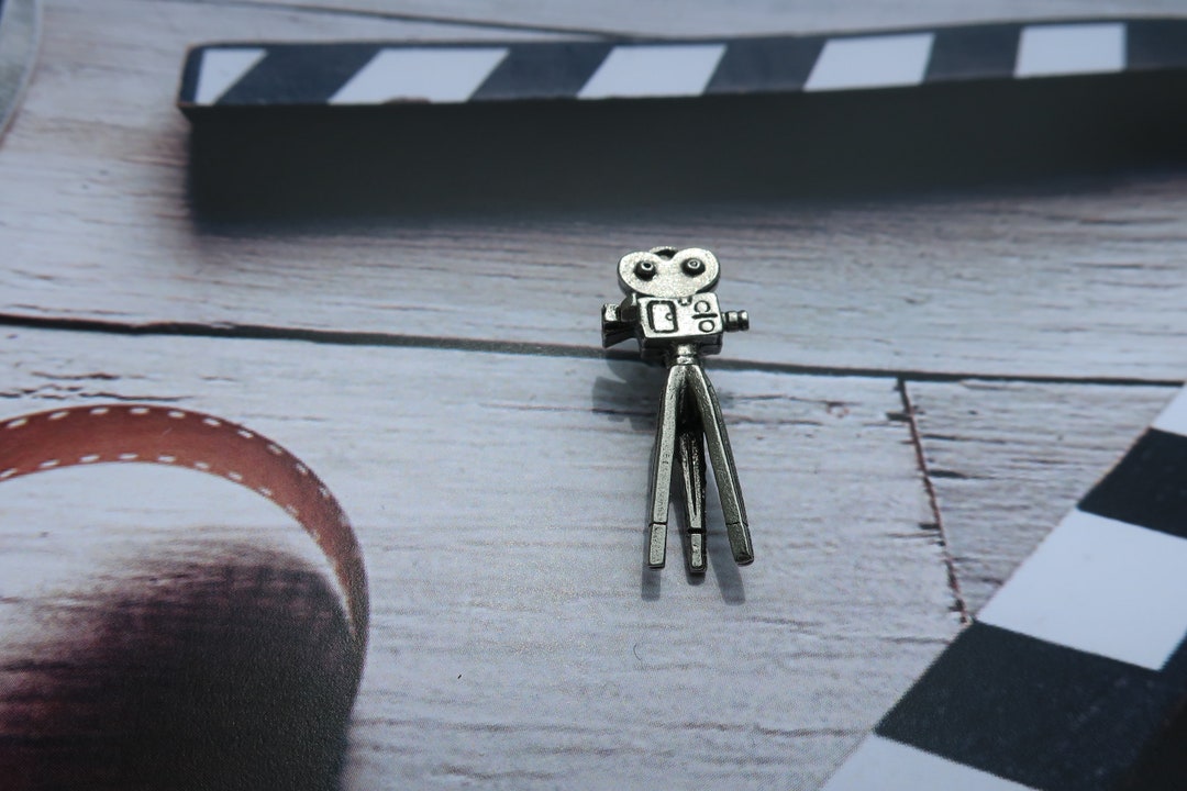 Movie Camera Lapel Pin- CC201- Movies, Cinema, Theatre, Film Camera ...