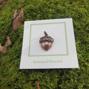 Copper Acorn Lapel Pin- CC292C- Nature, Woods, Hiking, Acorn and Oak ...