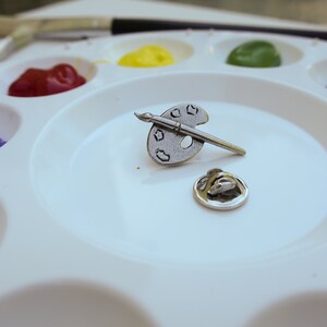 Artist Palette Lapel Pin- CC334- Art, Paint, Painting, Artistic and Art ...