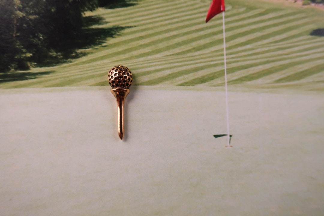 Golf Tee Gold Lapel Pin- CC452G- Golf, Sports, Sporting Goods, Golfer ...